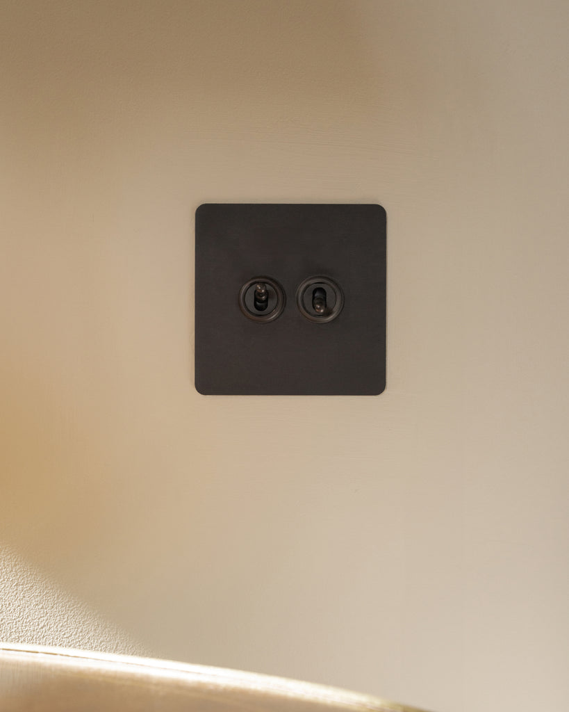 2G Two Way Toggle Switch Bronze | Switches & Dimmers